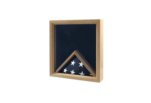 Buy Hand Crafted Flag Medal Display Case, Military Flag Box, made to ...