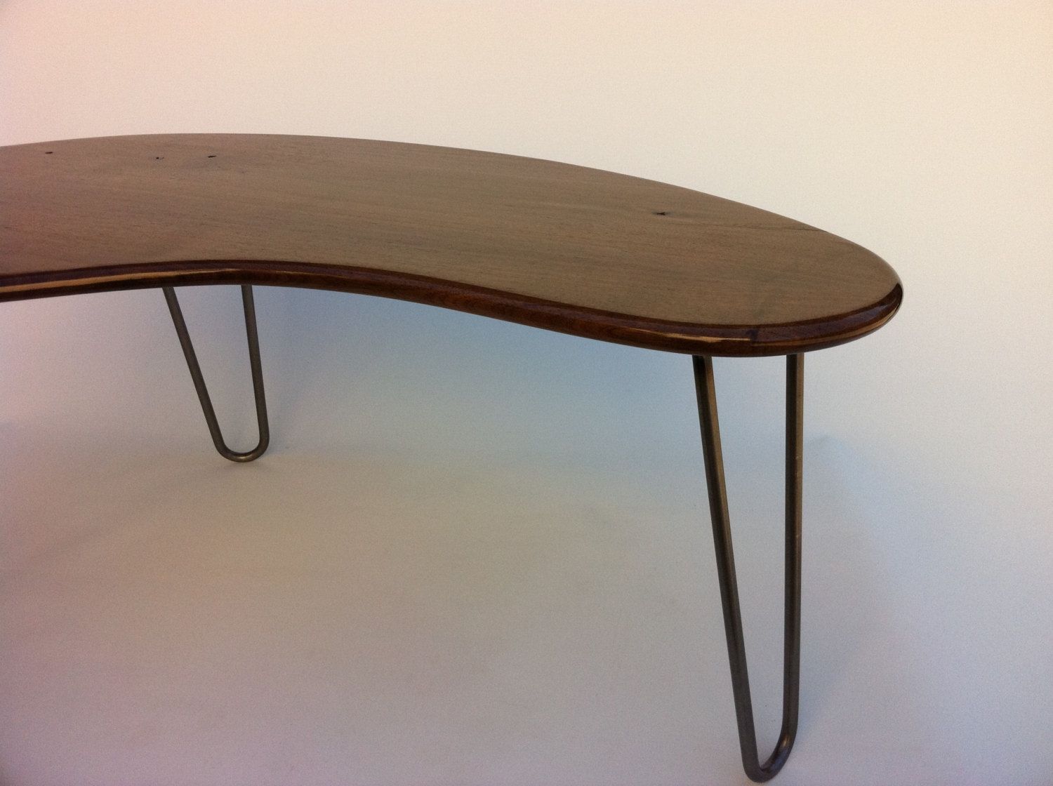 Buy Handmade Mid Century Modern Coffee Table - Solid Walnut Cocktail ...