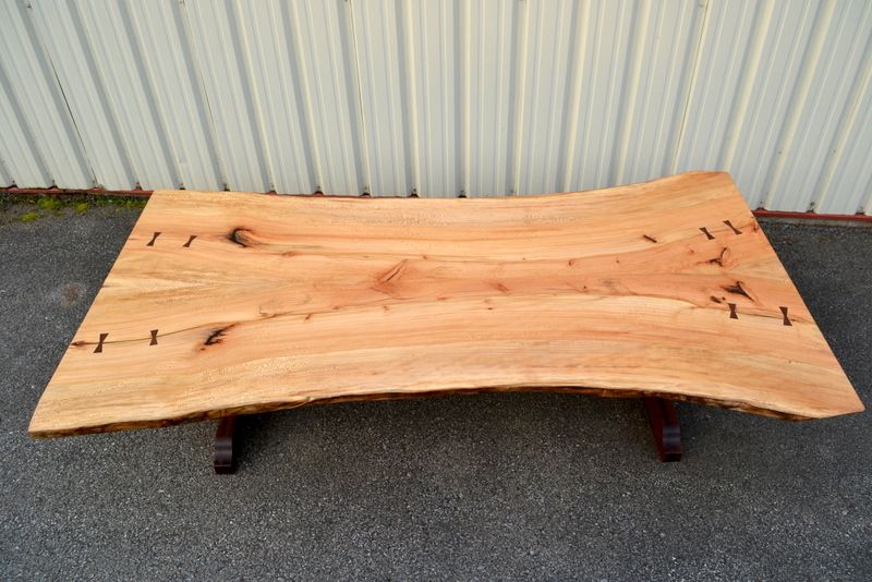 Sycamore Live Edge Dining Table