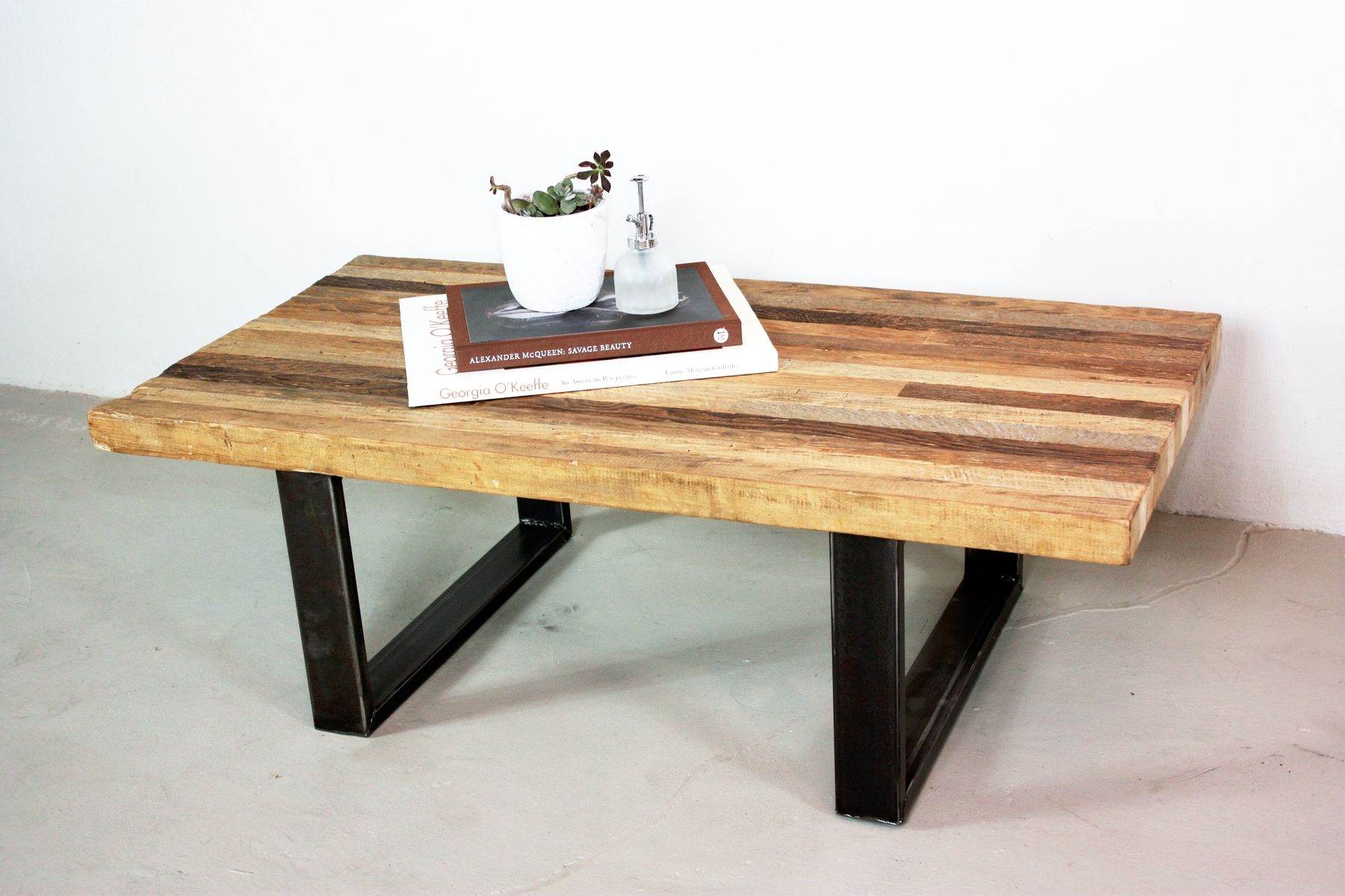 Buy Hand Crafted Reclaimed Patchwork Timber Coffee Table, made to order ...
