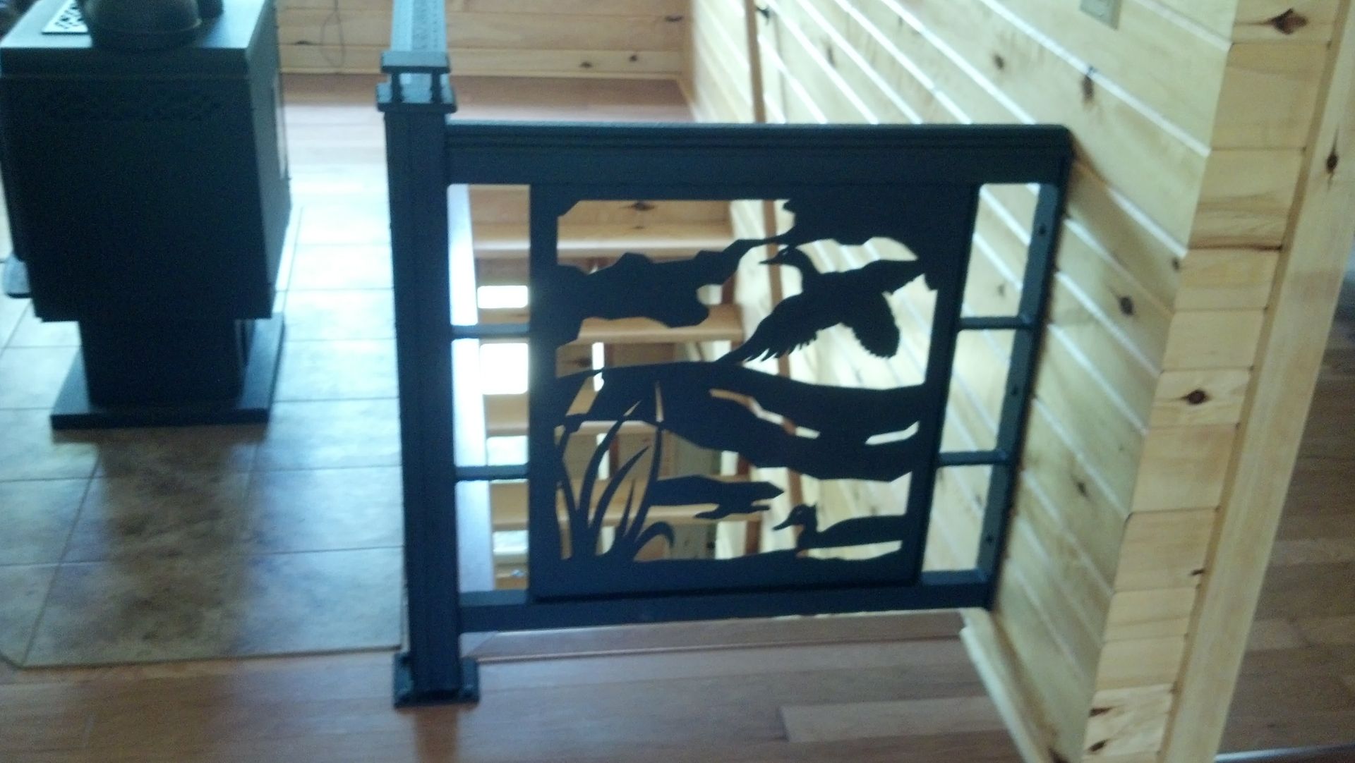 Hand Made Dagget Duck Railing by Iron Oddities Studio | CustomMade.com