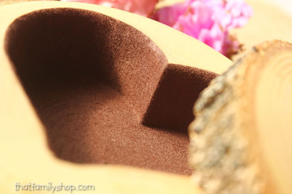 Buy Handmade Hollow-Log Jewelry Box With Woodburned Personalization ...