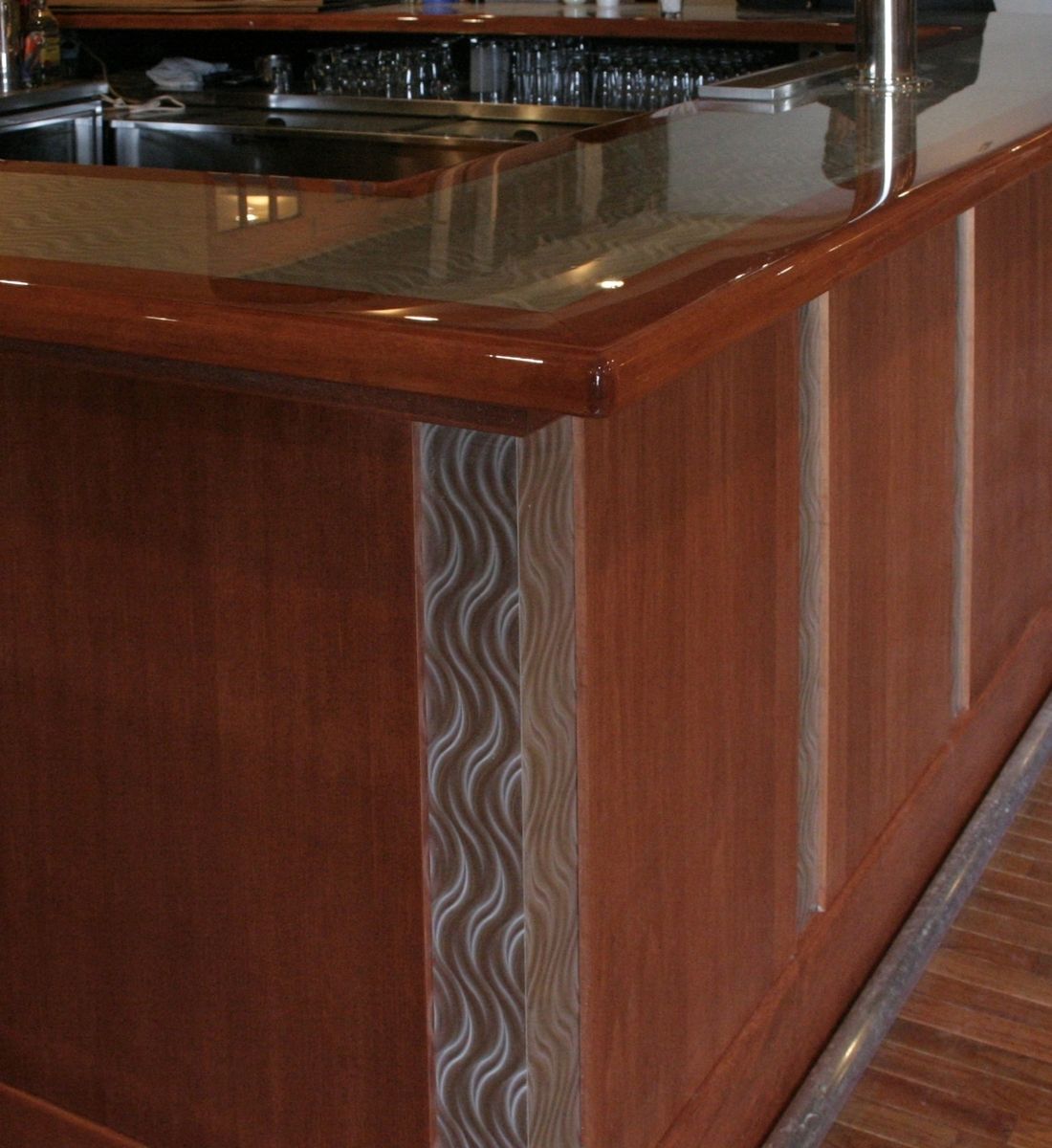 Hand Made High Tech Custom Bar by North East Wood Design | CustomMade.com