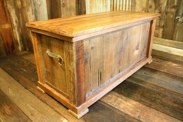 Custom Made Rustic Reclaimed Barnwood Hope Chest by American Woodworx ...