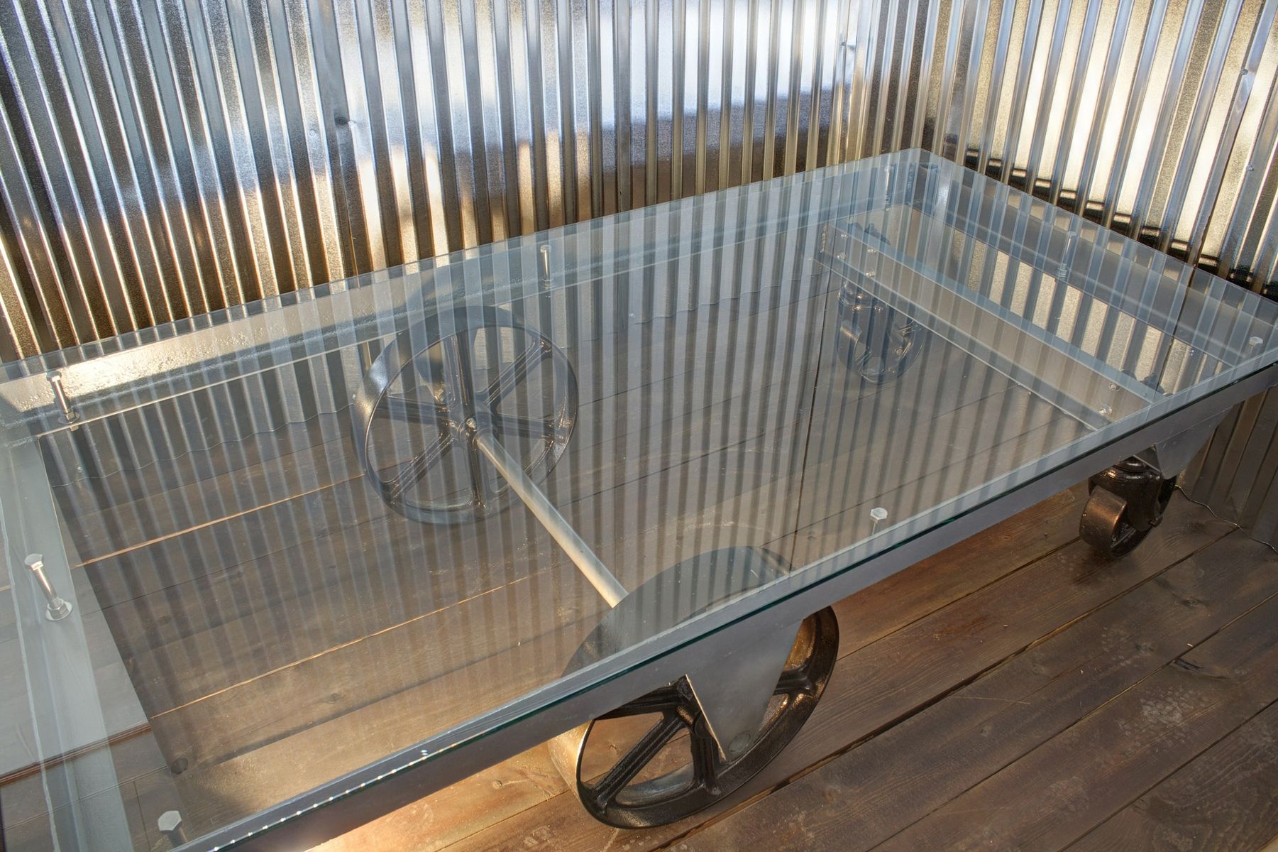 Custom Executive Coffee Table by Rustically Modern | CustomMade.com