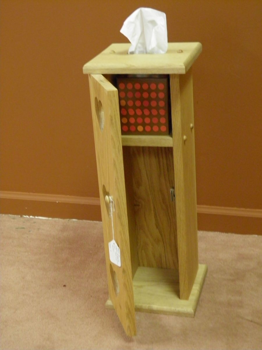 Hand Made Toilet Paper And Tissue Holder By Windy Woods Woodworking And Turning CustomMade