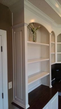 Custom Maple Desk And Bookcases by Speck Custom Woodwork | CustomMade.com