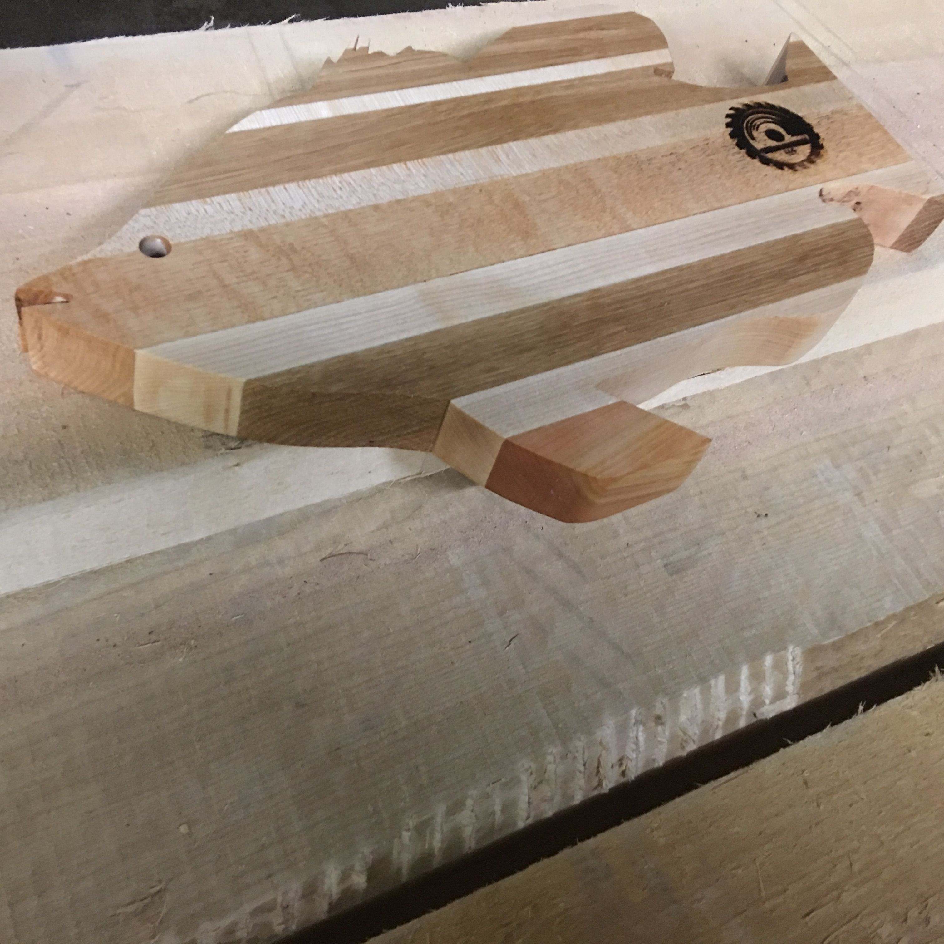 Buy Hand Crafted Largemouth Bass Cutting Board, made to order from ...