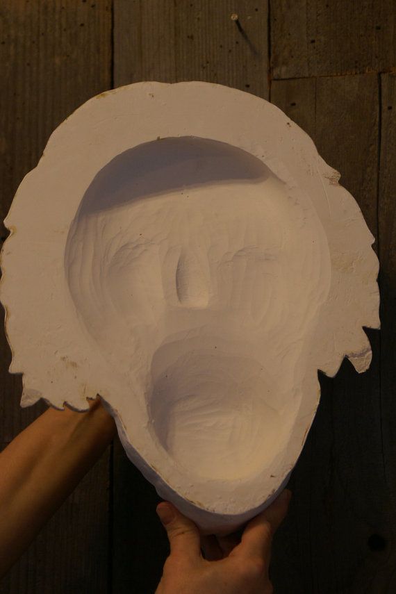 Hand Crafted Sculpture Of Human Face Mask by StudioLuda | CustomMade.com