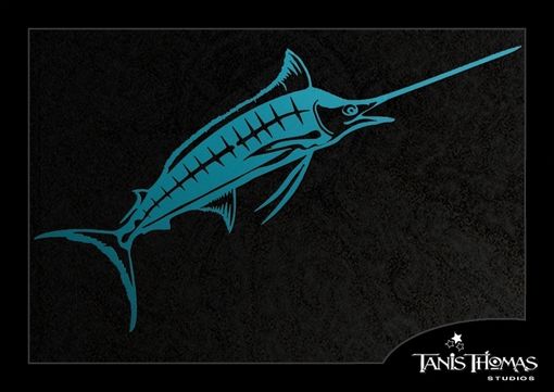 Custom Made Metal Sailfish Wall Art by Tanis Thomas Studios ...