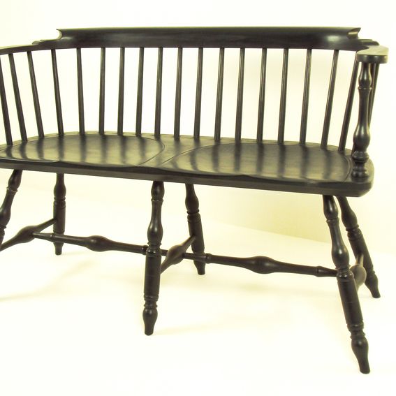 Handmade Windsor Bench by Wood Connections Llc. Custom Woodworking And ...