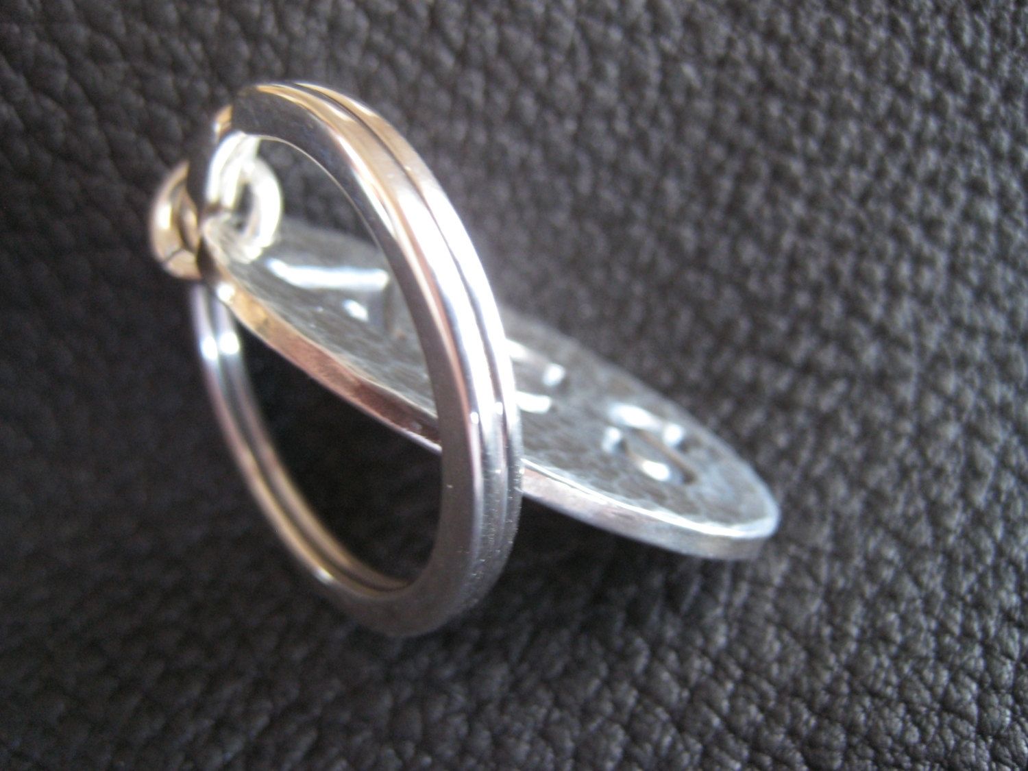 Buy Hand Crafted Opulent Oval Personalized Key Chain Keychain In Hand ...