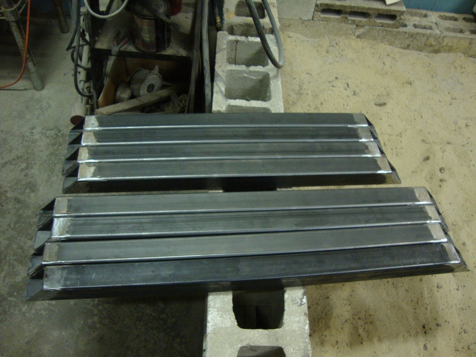 Hand Crafted Black Walnut Dining Table With Welded Steel Base by ...