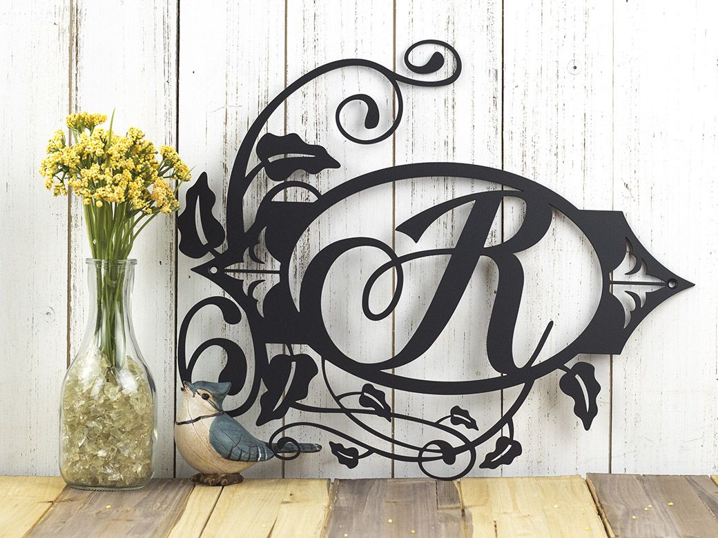 Personalized Metal Monogram Signs | semashow.com