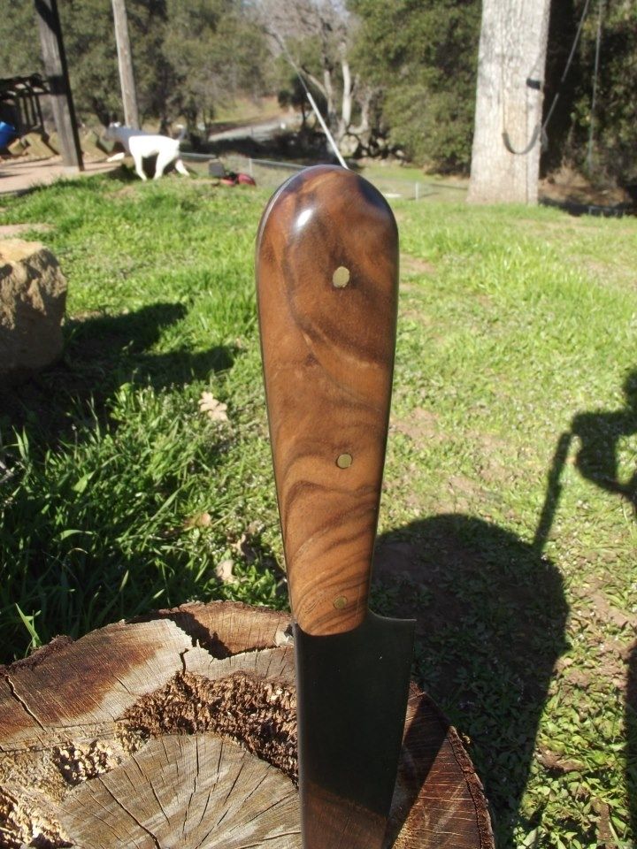 Hand Crafted Claro Walnut Vegetable Knife by Mark Norman's Custom ...