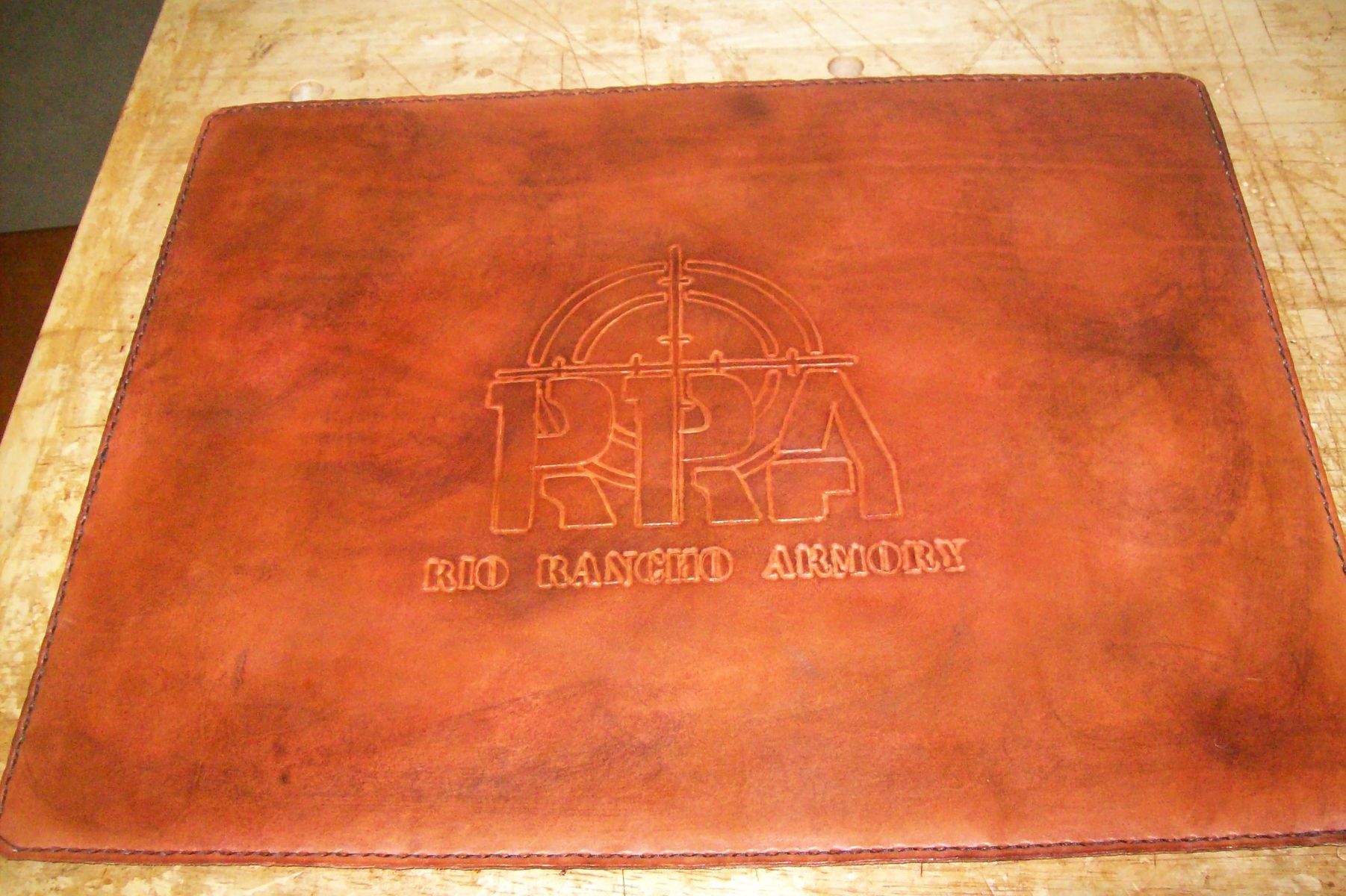 Buy Hand Made Custom Leather Pad/Mat, made to order from Kerry's Custom ... Buy Hand Made Custom Leather Pad/Mat, made to order from Kerry's Custom ...