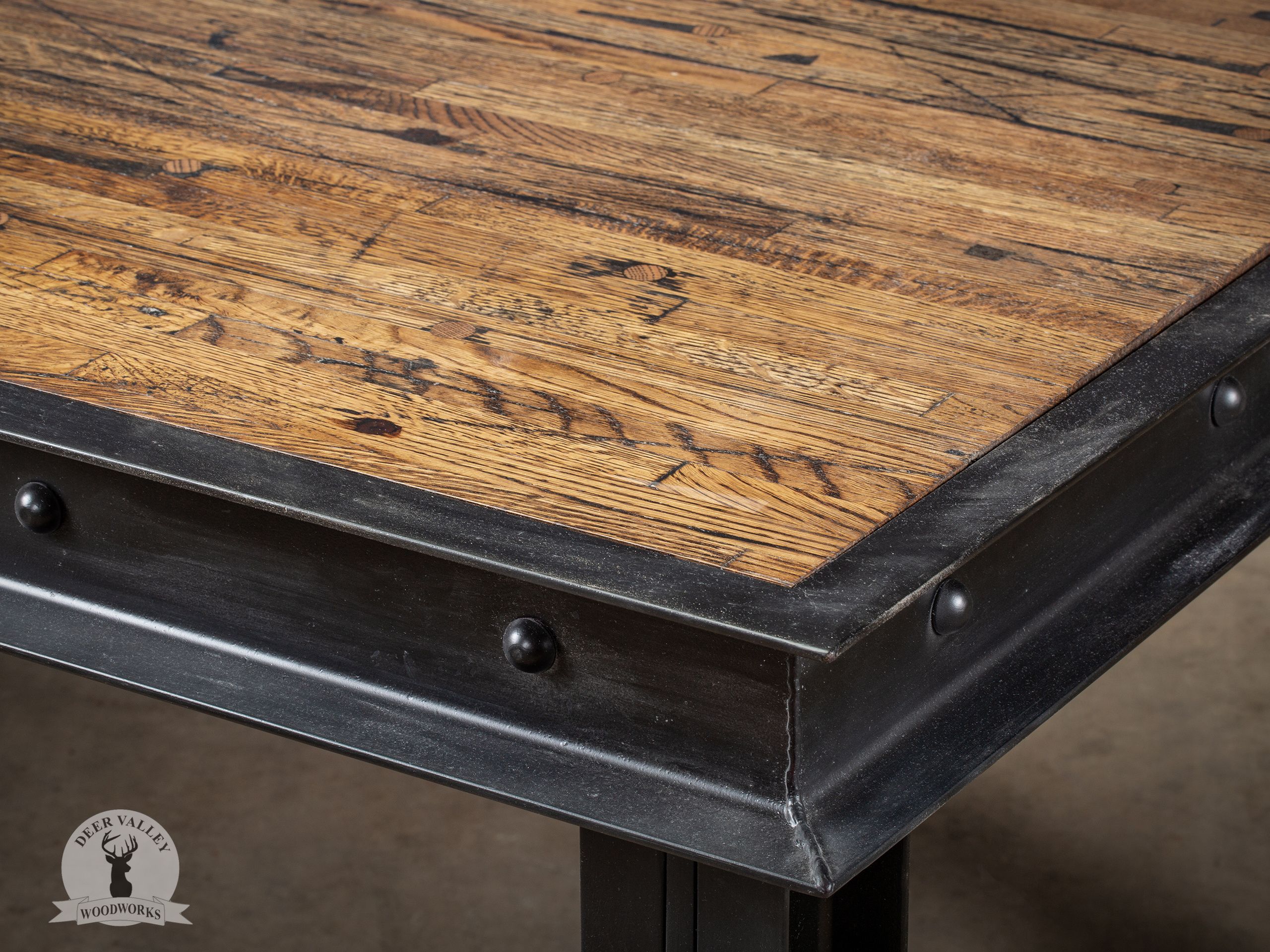 Buy Hand Crafted Industrial Modern Reclaimed Wood Conference Table ...