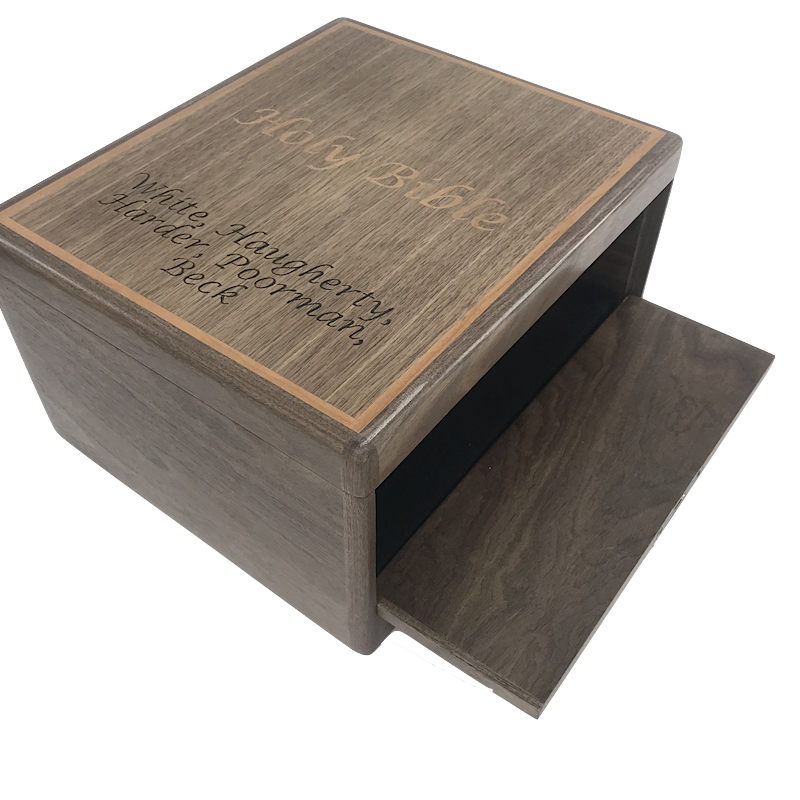 Hand Crafted Custom Wooden Bible Box by Wood Designs by Glenn G. Nief ...