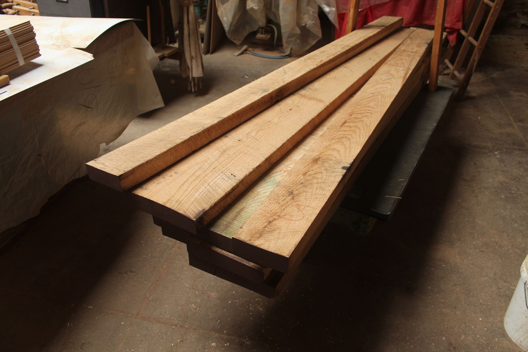 Custom Solid 6/4 Red Oak Rustic Confrence Table by R J Hoppe Inc ...