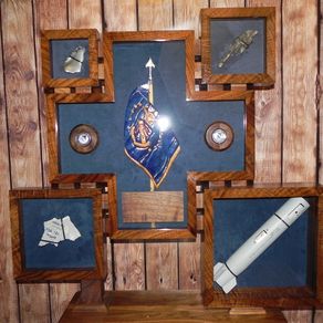 Buy a Hand Made Retirement Shadow Box For Air Force Eod Technician (All ...
