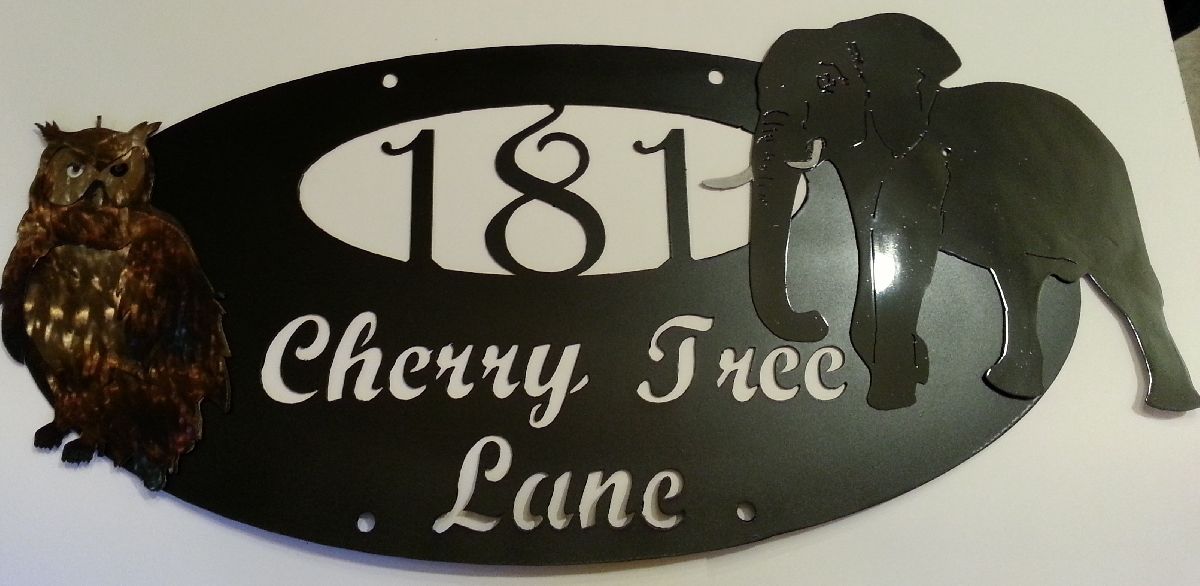Handmade Custom Street And Silhouette Signs by Superior Iron-Artz Llc ...