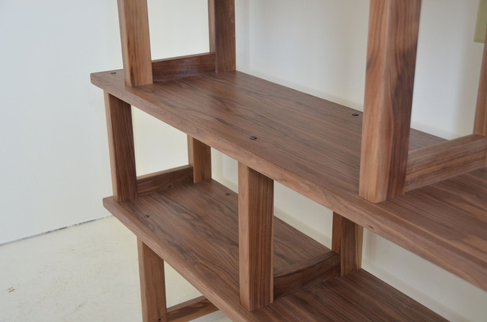 Hand Crafted Walnut Bookcase, Modern And Modular by Packsaddle Road ...