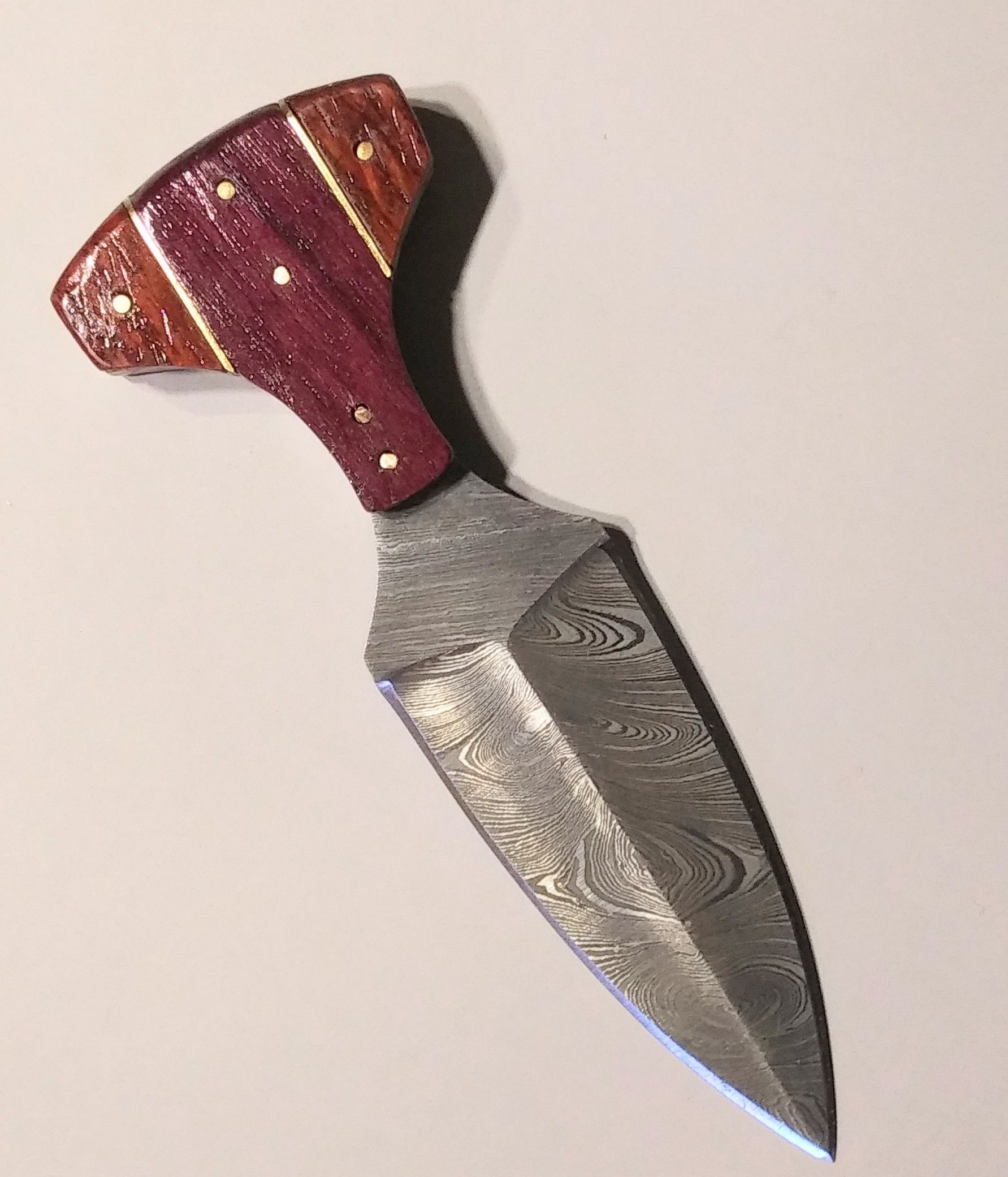 Handmade Damascus Punch Dagger by RavensJewelryArt | CustomMade.com