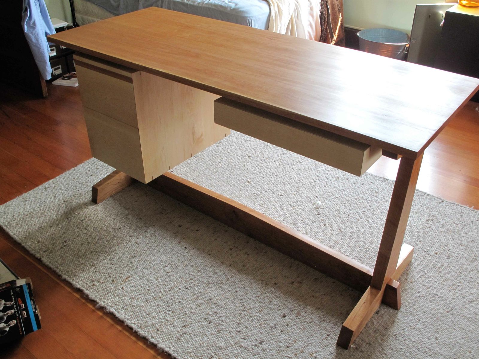 Custom Modern Desk by Evan Berding Custom Furniture and Woodwork ...