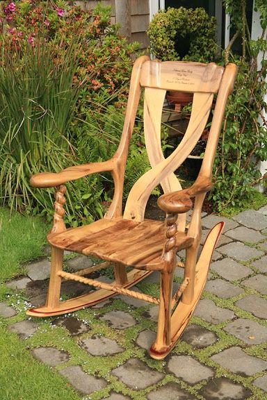 Handmade Twist Rocker by Bearkat Wood | CustomMade.com