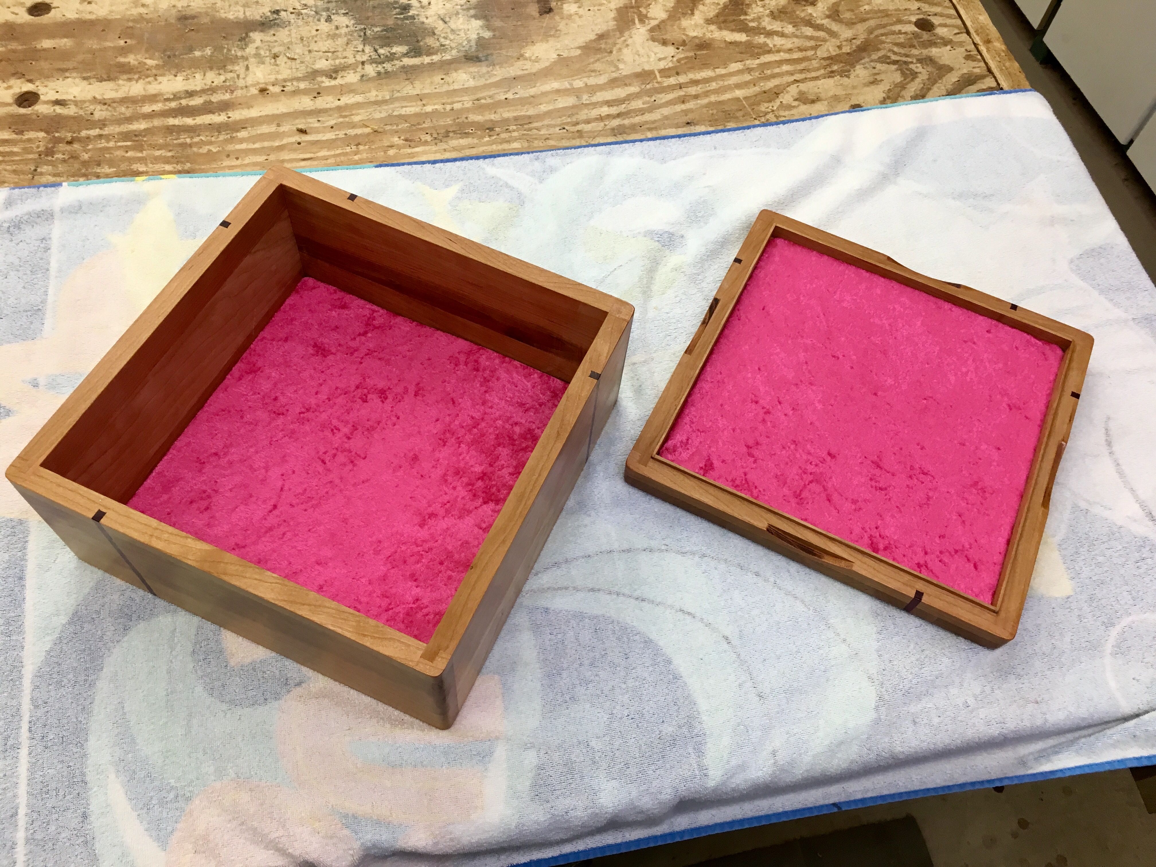 Handmade Cherry Inlaid Box by The Plane Edge, LLC | CustomMade.com