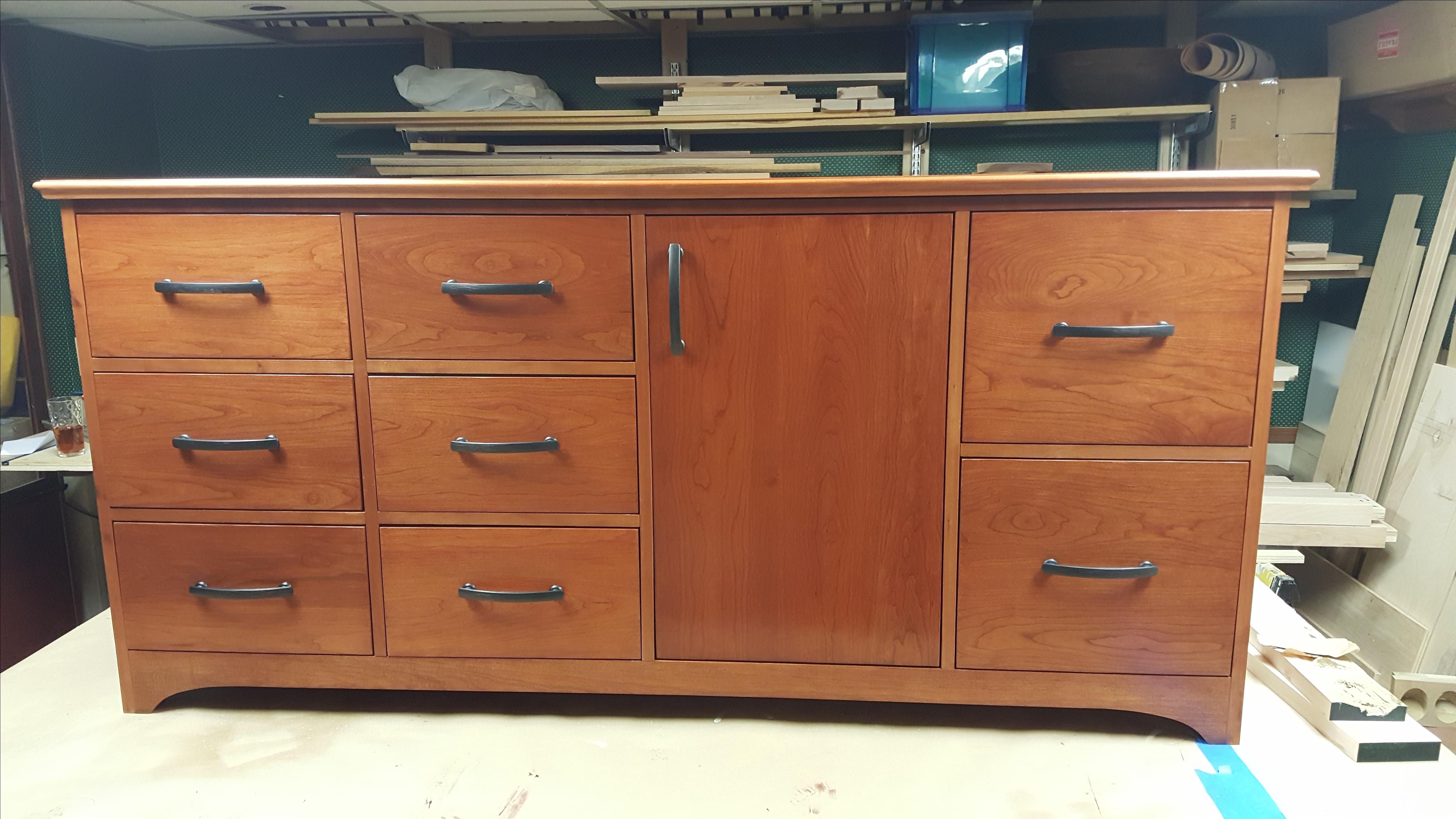 Custom Cherry Storage Cabinet by Wooden-It-Be-Nice | CustomMade.com