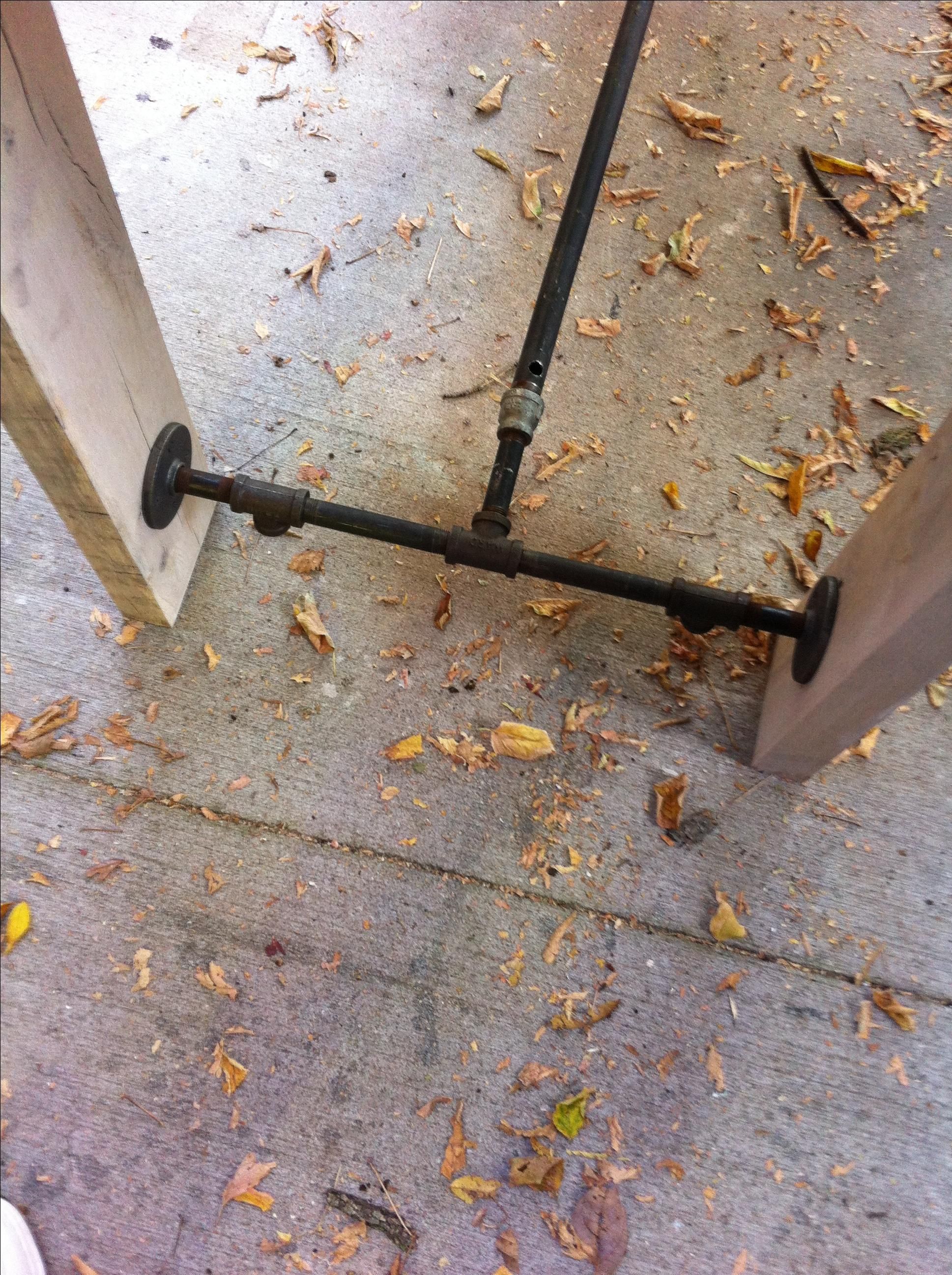 Buy Custom Metal Topped And Pinned Bar Height Table, made to order from ... Buy Custom Metal Topped And Pinned Bar Height Table, made to order from ...