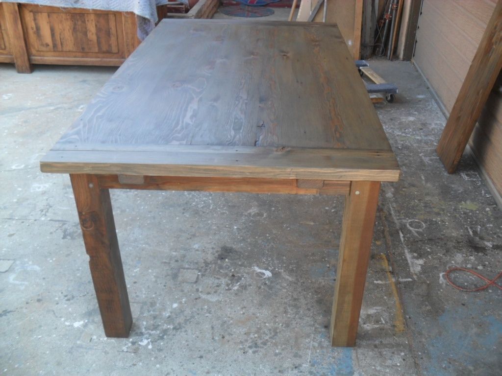 Handmade Reclaimed Wood Extension Dining Table Custom Made In The Usa ...