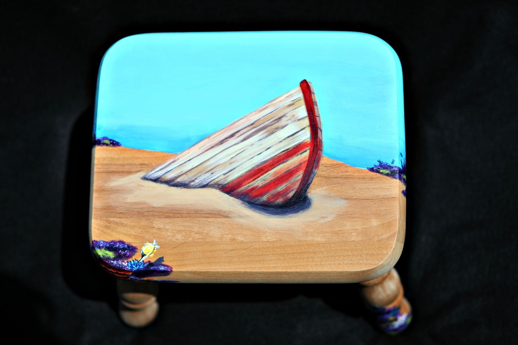 Handmade Create Your Own Custom Hand Painted Footstool by Lara Eve ...
