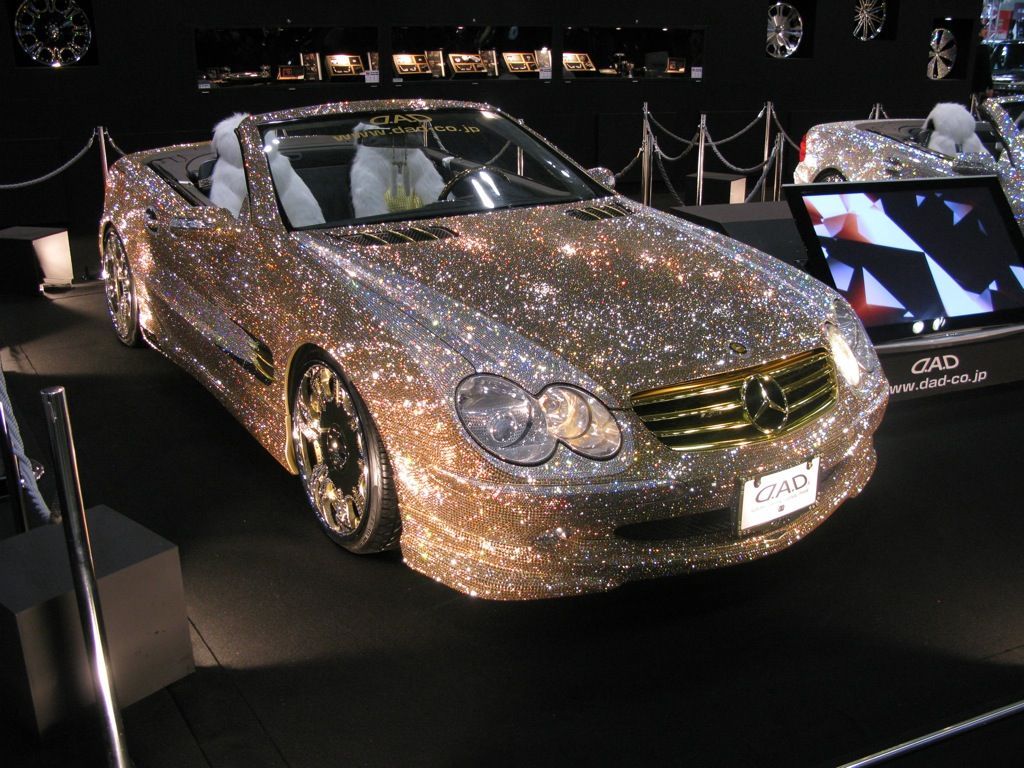 Hand Made Entire Car Covered In Genuine European Crystals ...