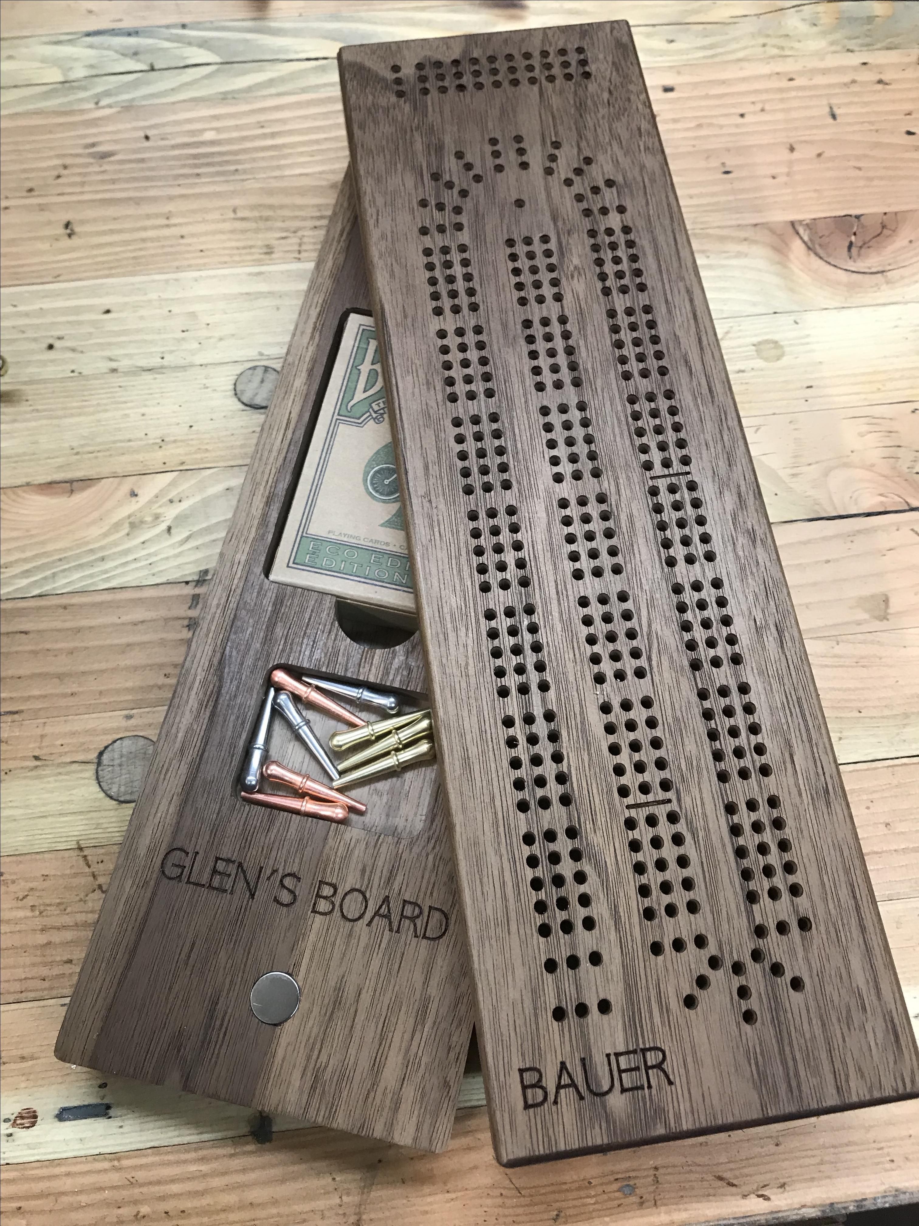 Cribbage Board Vintage Manufacture Board Traditional Games