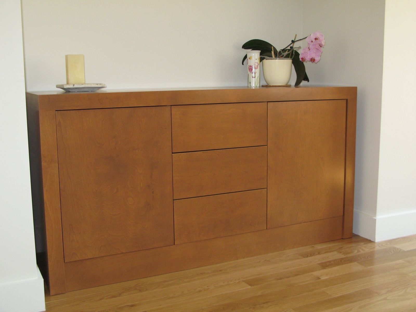 Custom Made Contemporary Built-Ins And Sideboard by Saltwater Woodworks ...