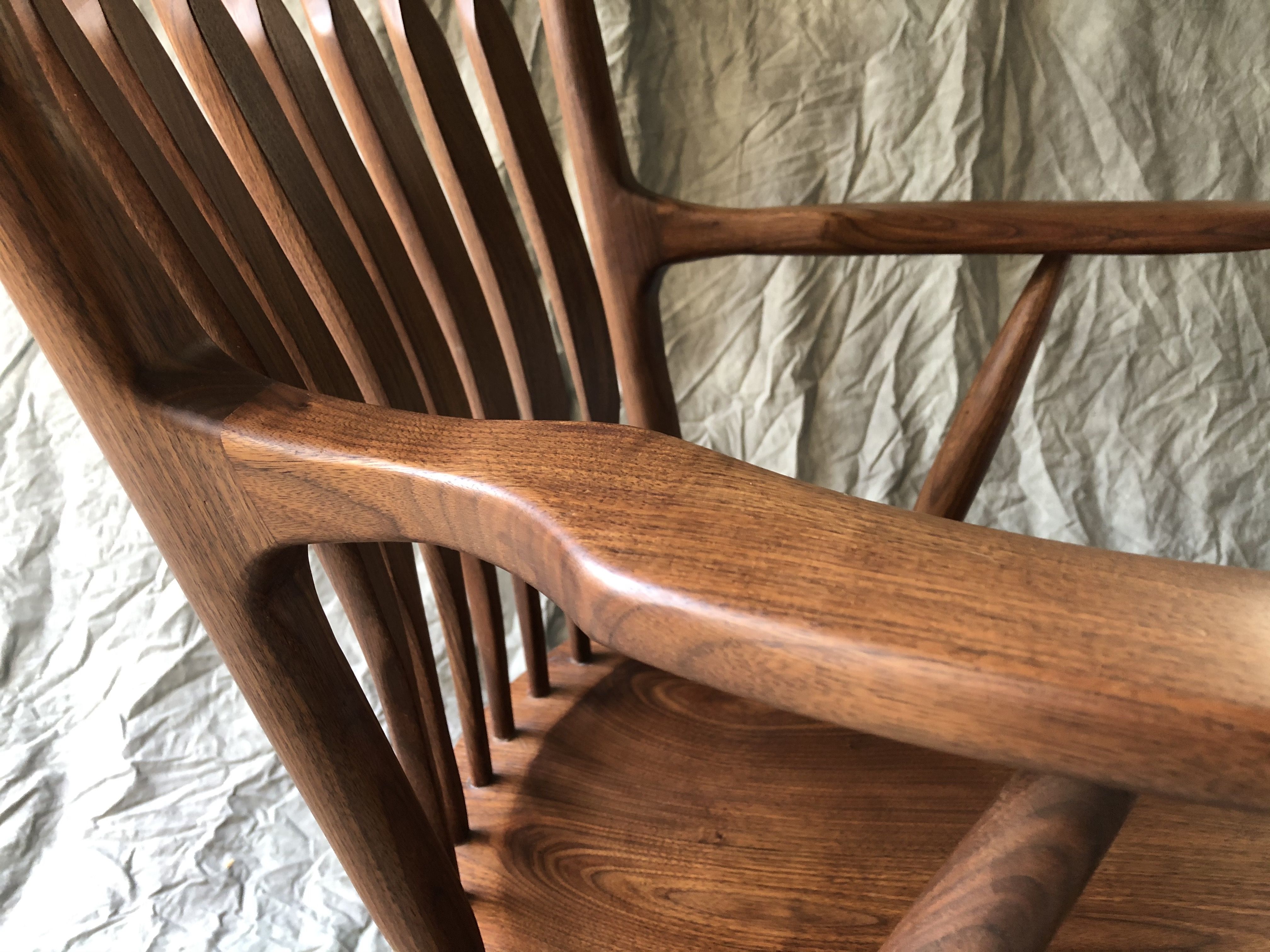 Handmade Windsor Rocking Chair by Woodcraft by Chris Desautels ...