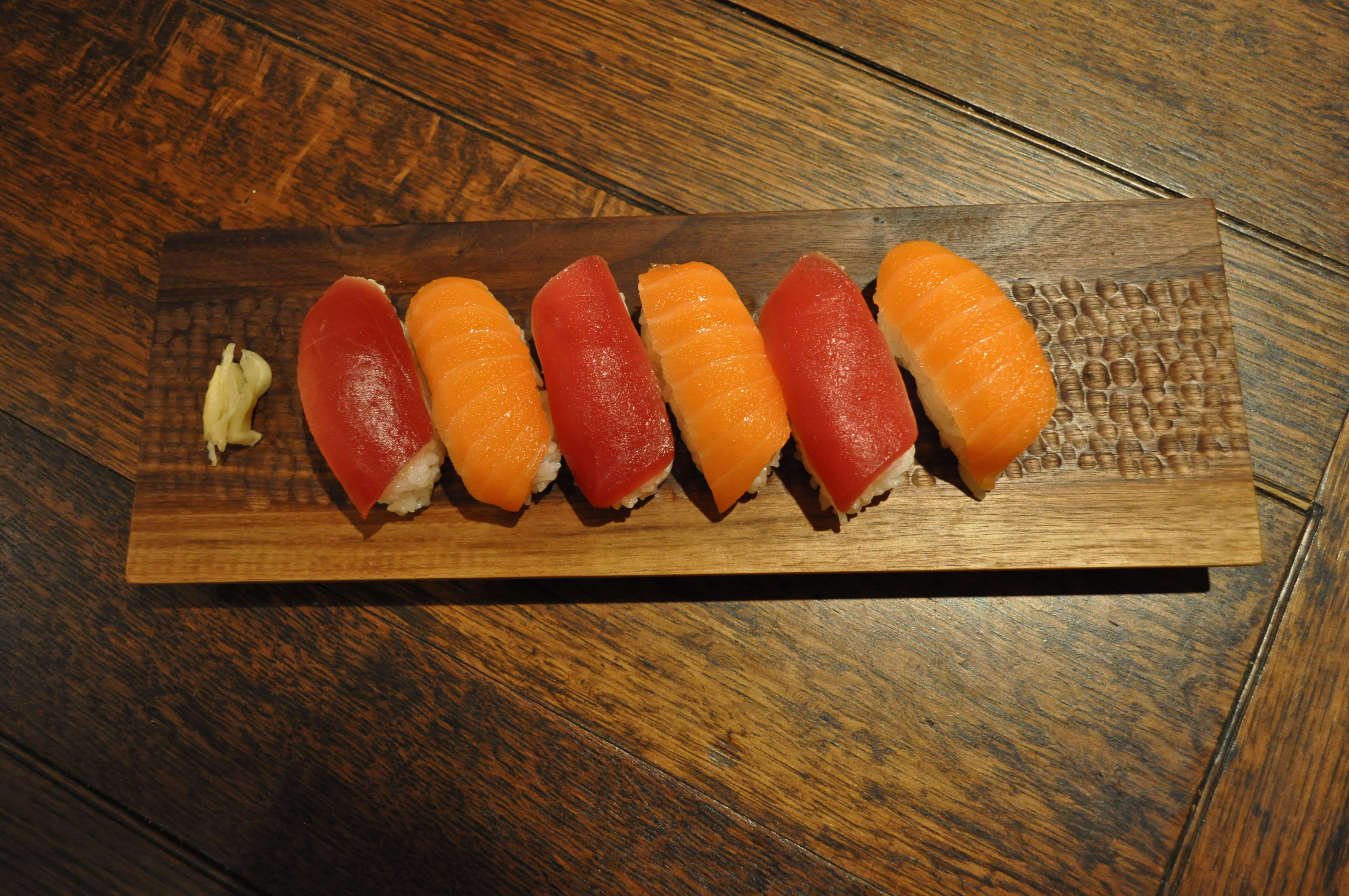 Custom Hand Carved Sushi Tray by Sutton Projekt | CustomMade.com