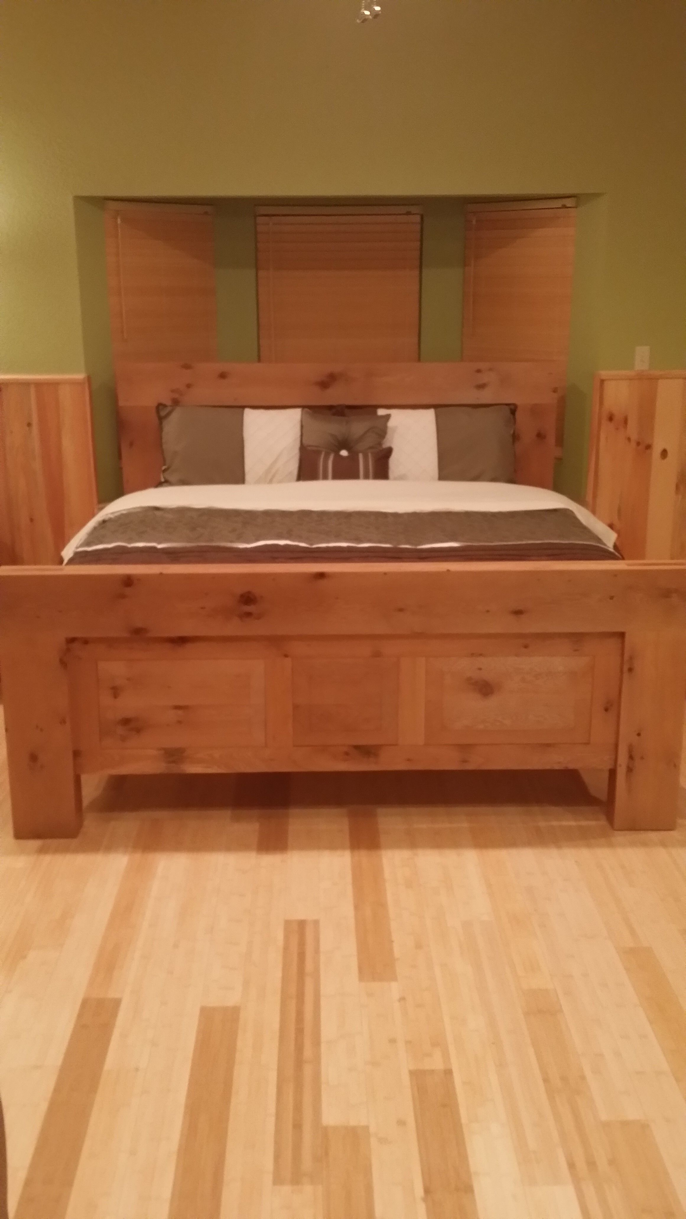Handmade Oak Custom Made King Bed by Made by Marr Wood Working & Design ...