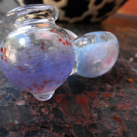 Custom Made Hand-Blown Glass Pipes