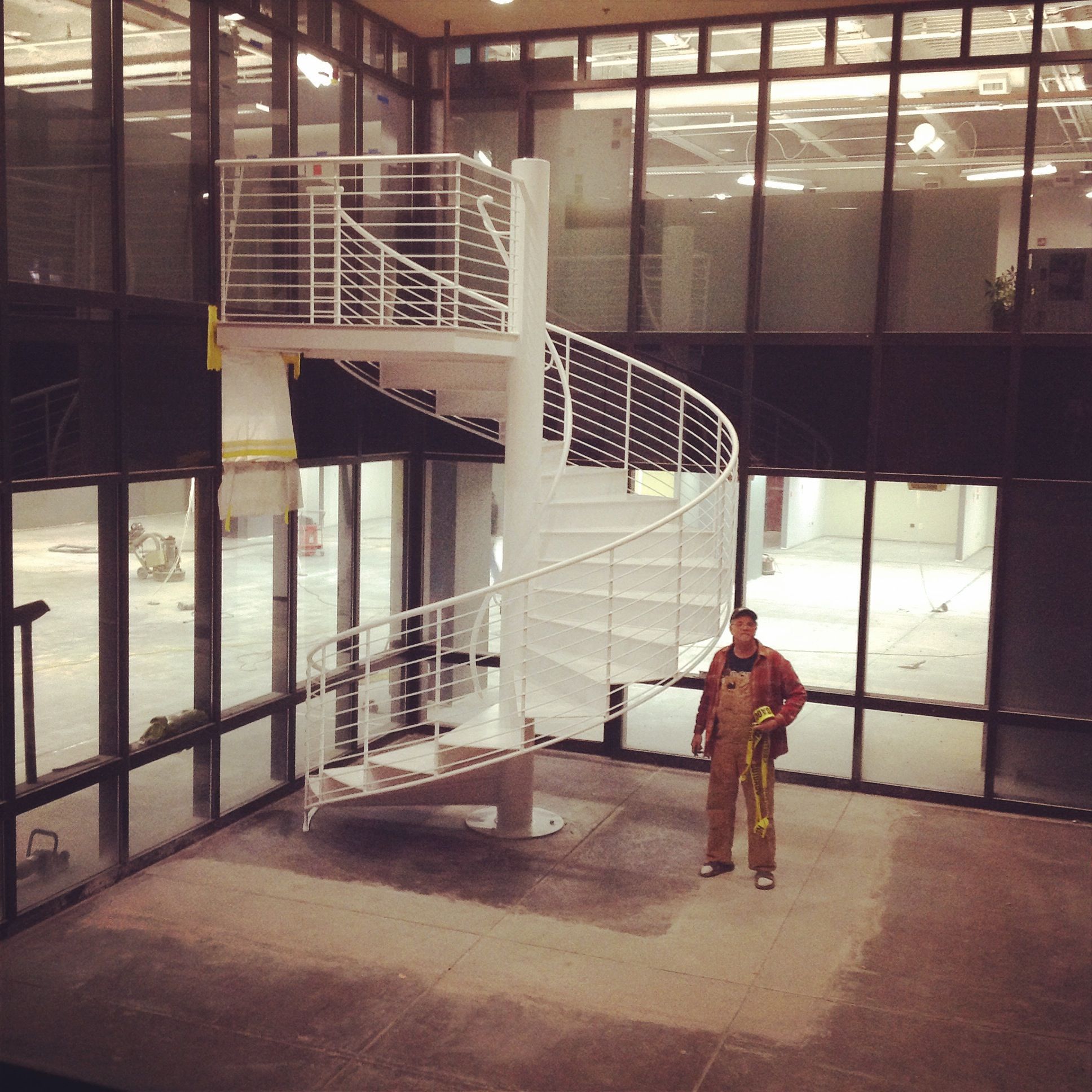 Custom Made Indoor Spiral Staircase by Appalachian Ironworks of ...