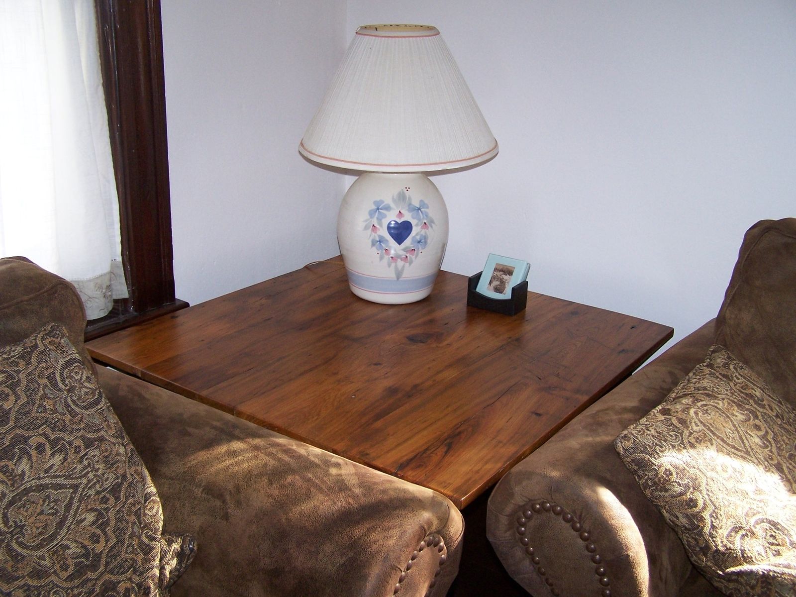 Handmade Corner Table by Saltwater Woodworks | CustomMade.com