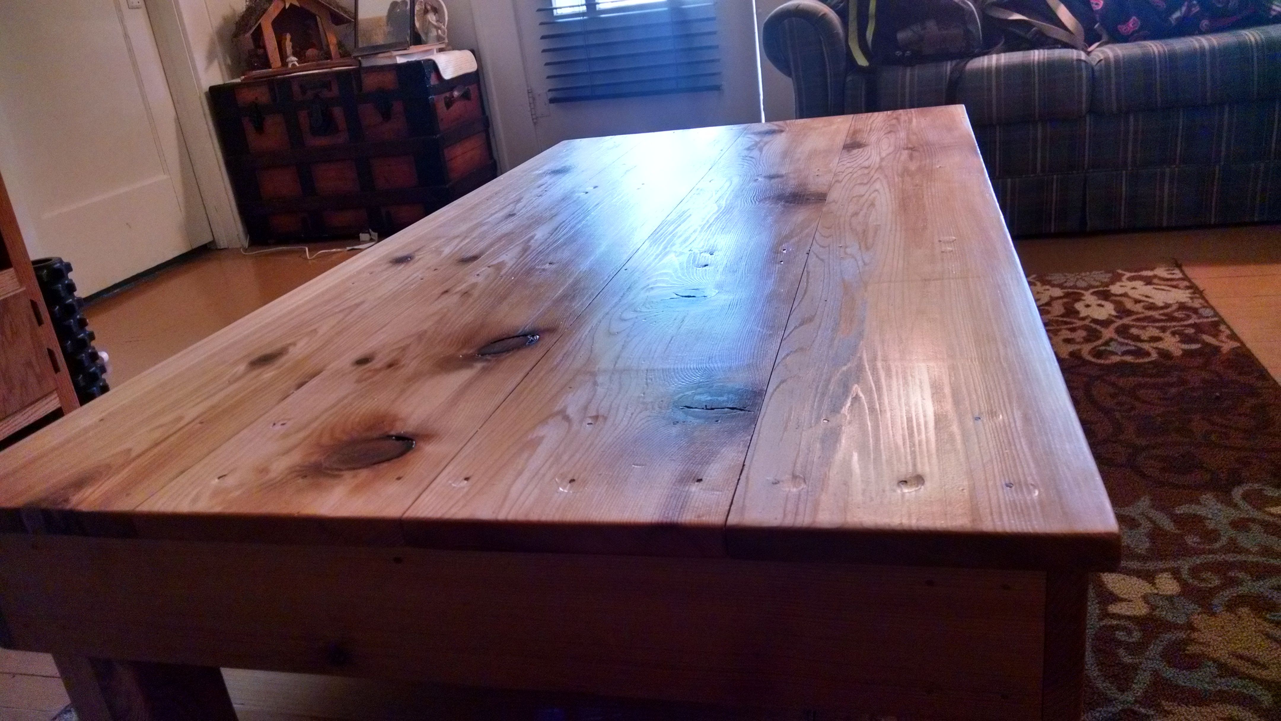 Hand Made Rustic Coffee Table by Engineered Tables | CustomMade.com