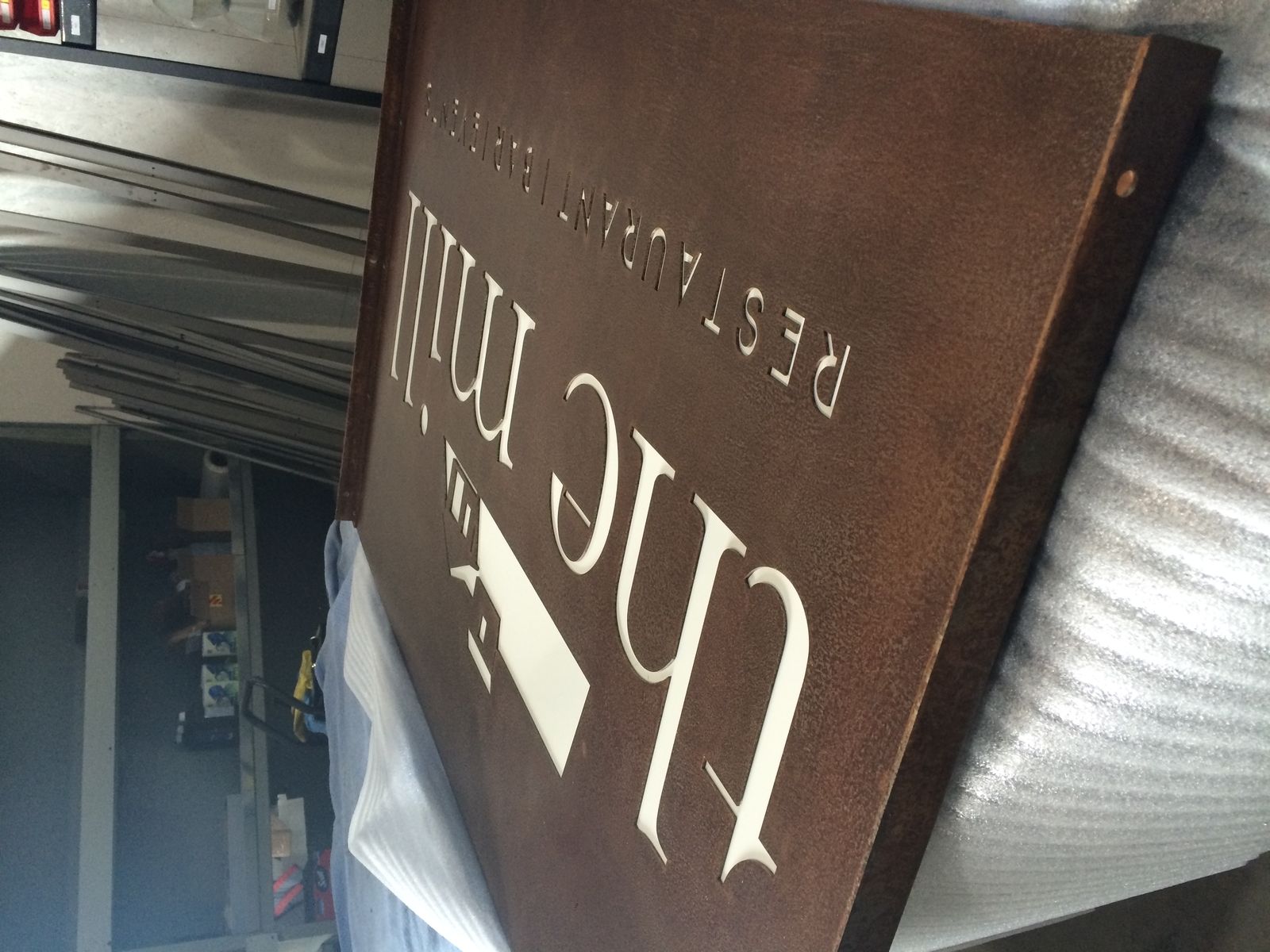 Hand Made Custom Metal Signage by Basin Custom | CustomMade.com