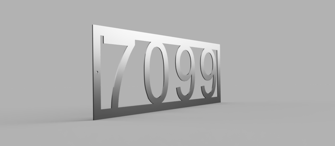 Buy Handmade Address Sign, made to order from Artisan Steel Co ...