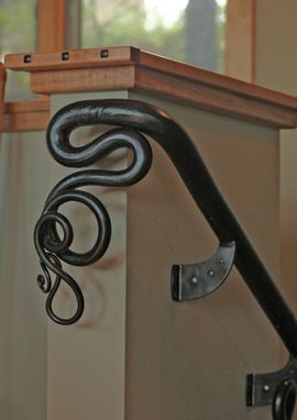 Custom Handrail by Red Iron Studio | CustomMade.com