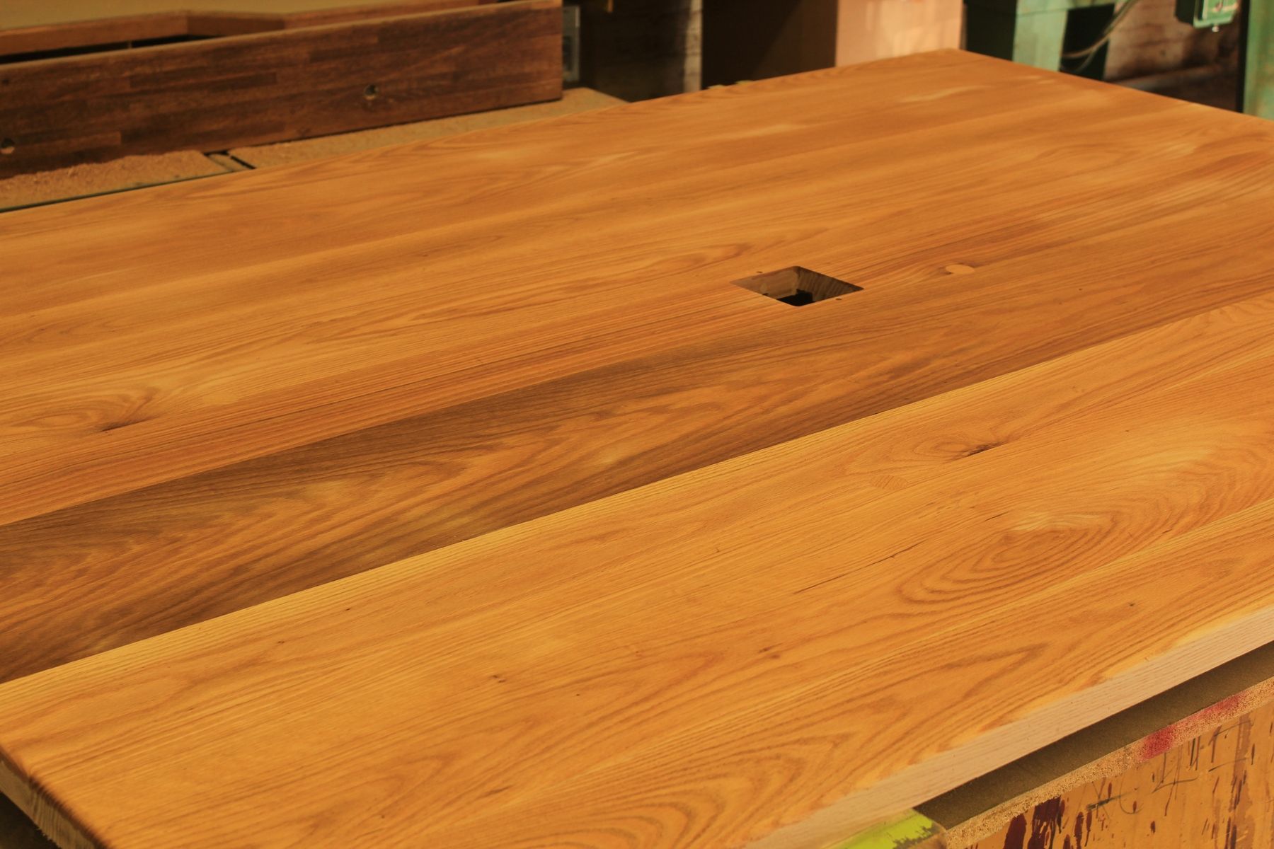 Custom Solid 6/4 Red Oak Rustic Confrence Table by R J Hoppe Inc ...