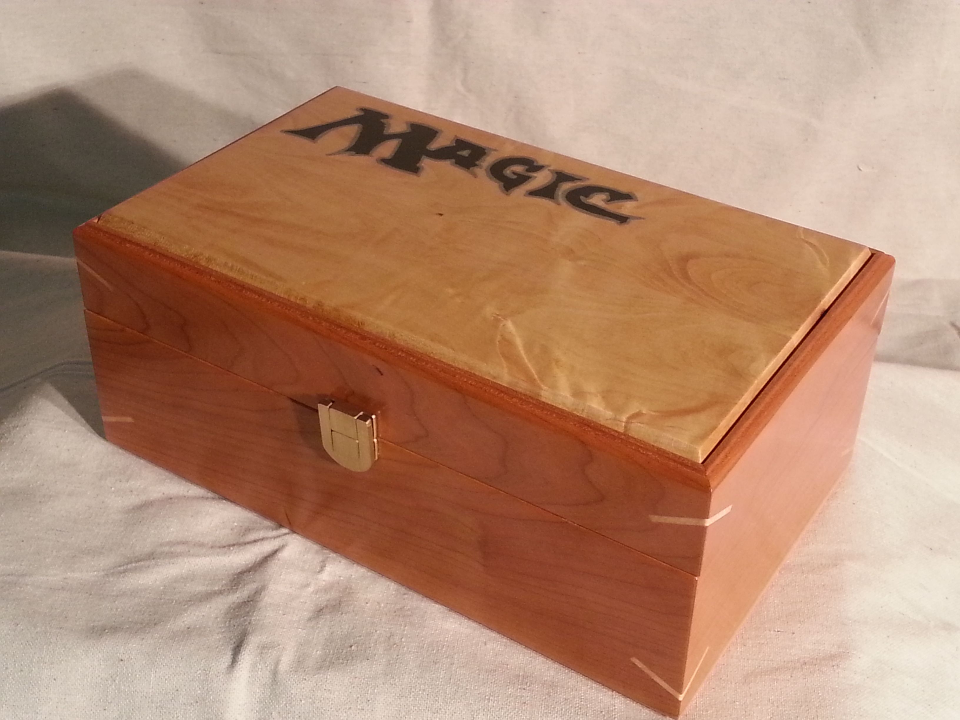 Hand Made Magic Trading Card Game Carrying Case by Prokops woodshop ...