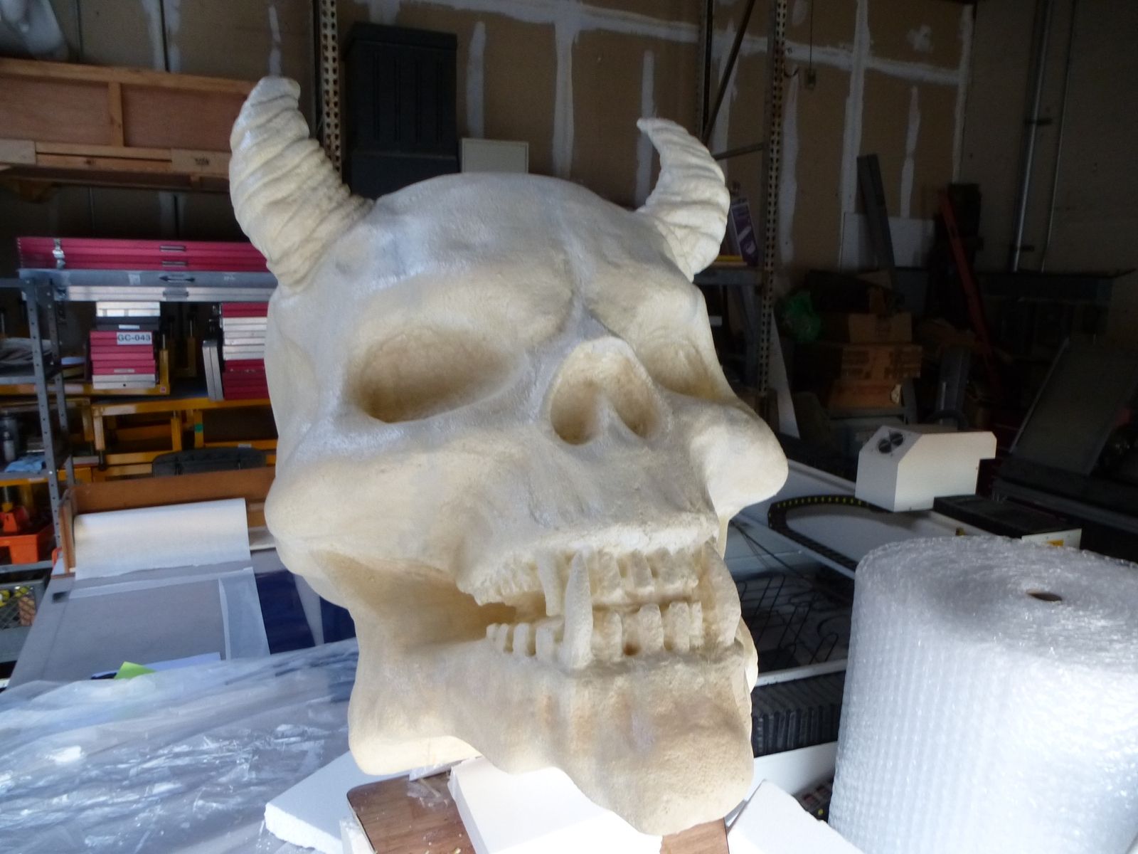 Custom Made Skull Head Prop by WeCutFoam | CustomMade.com